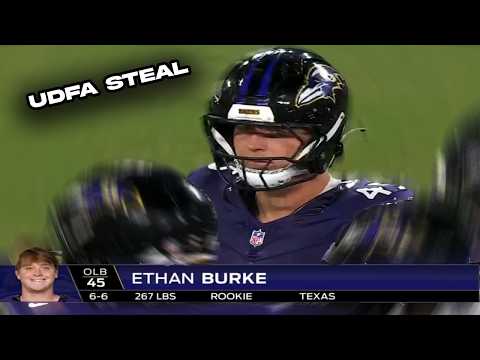 Ethan Burke is FORCING Ravens to Make 53 Man Roster 😳 Ravens vs Commanders Preseason Highlights