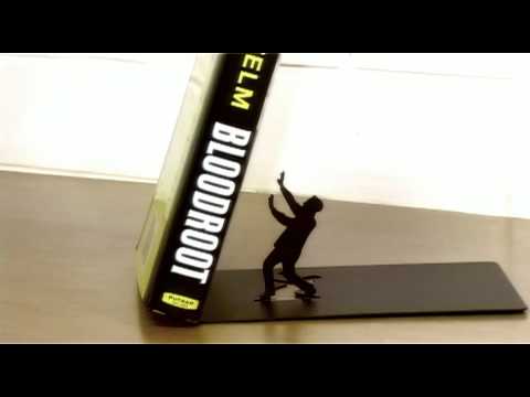 Falling bookend - YouTube