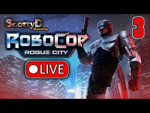 🔴LIVE Robocop: Rogue City, Part 3 / Can You Fly Bobby, Ending (Full ...