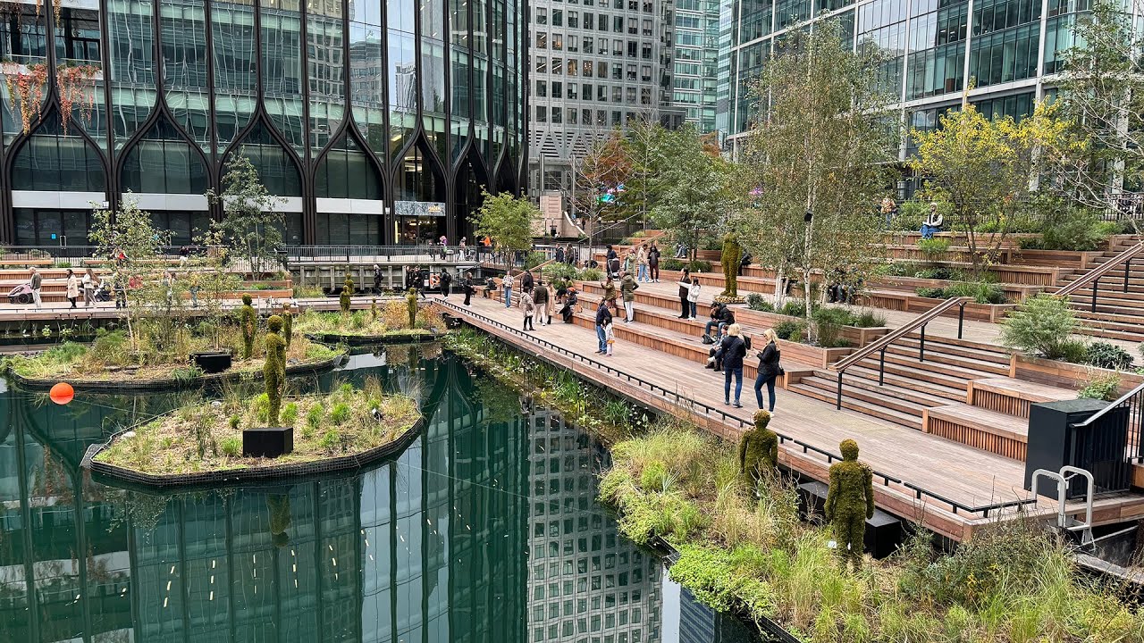 Eden Dock: A Pioneering New Floating Ecological Park Comes to Life in London - YouTube