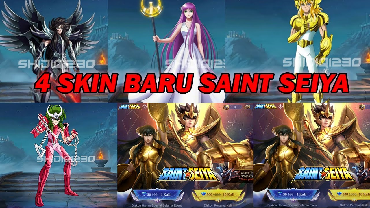 SKIN SAINT SEIYA RESALE KEMBALI DENGAN 54 SKIN BARU 2024!!! SKIN SAINT ...