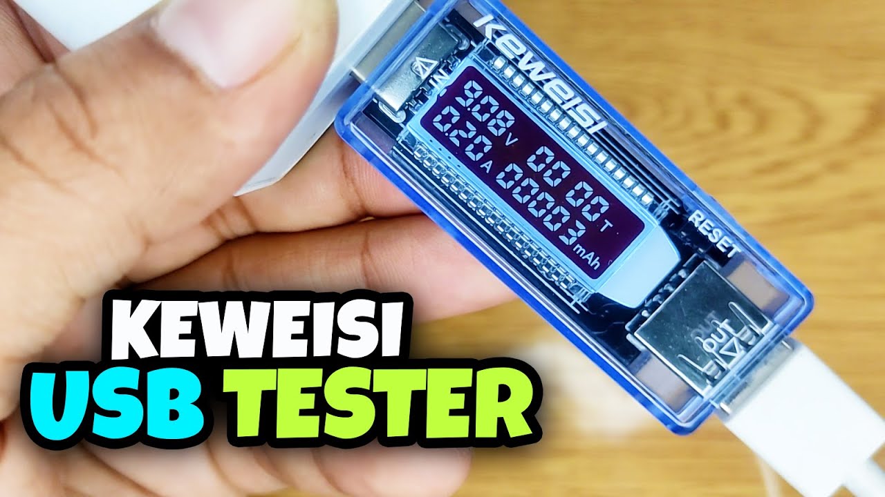 Keweisi KWS-V20 USB Tester | LCD Digital Current Voltage Doctor ...