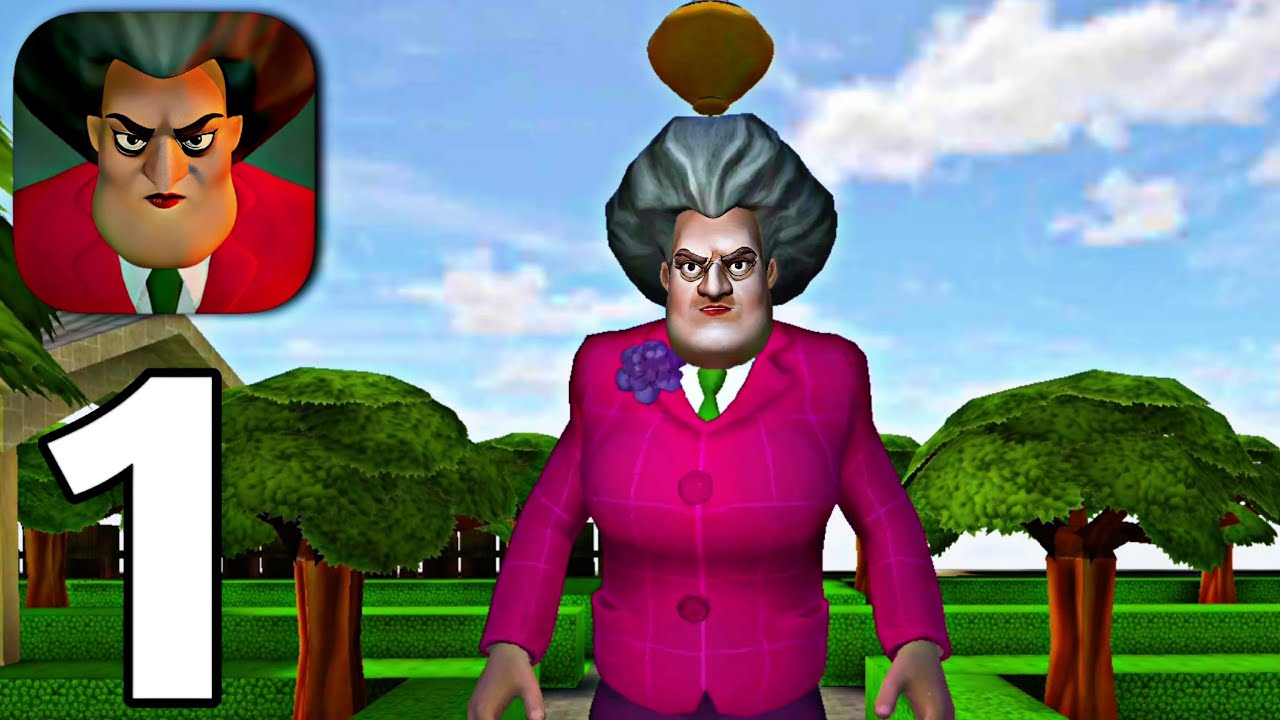 Scary Teacher 3d - Gameplay Walkthrough Part 1 - Tutorial (IOS,Android ...