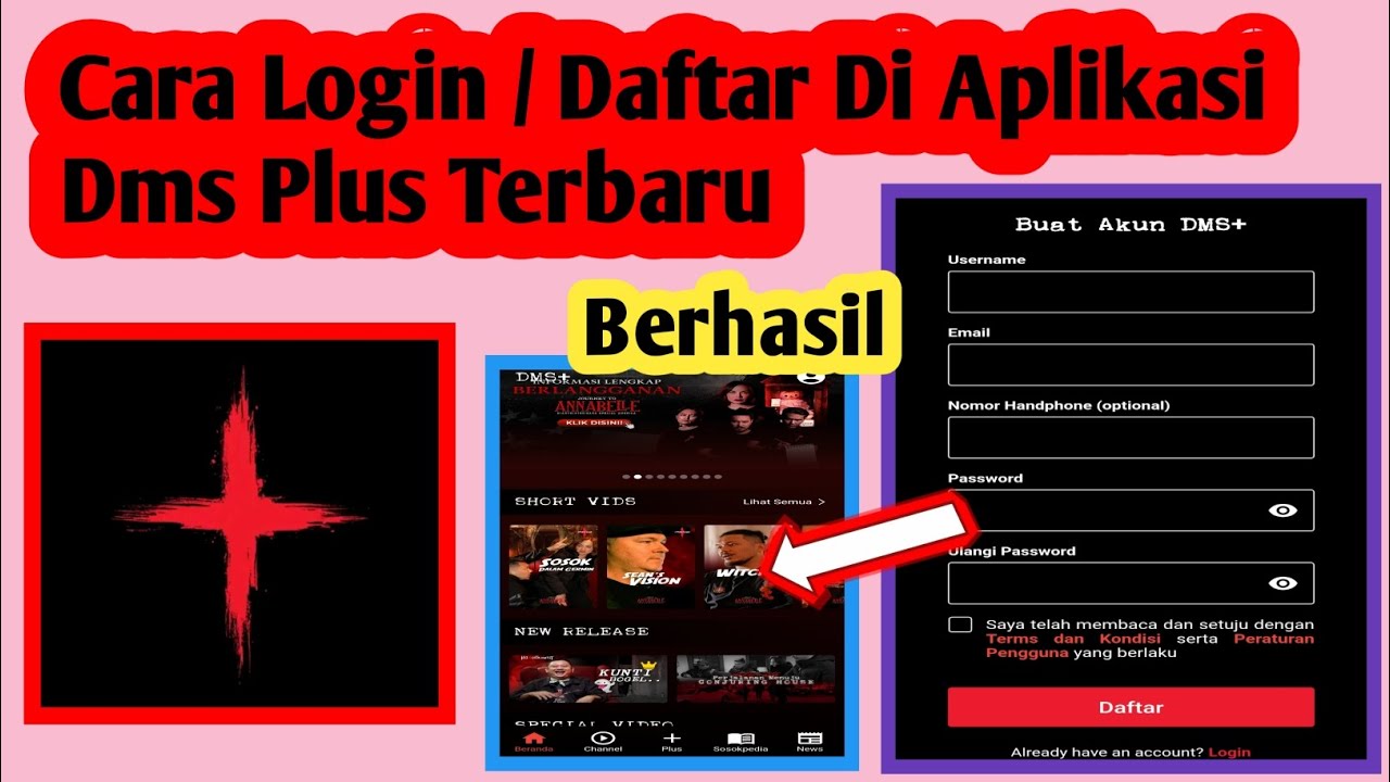 Cara Login Di Aplikasi Dms Plus | Cara Daftar Di Aplikasi Dms Plus - YouTube