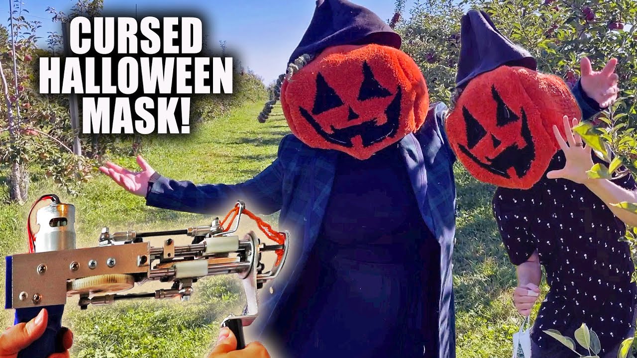 MAKING A CURSED PUMPKIN HEAD HALLOWEEN COSTUME! 🎃 TUFTED JACK-O-LANTERN ...