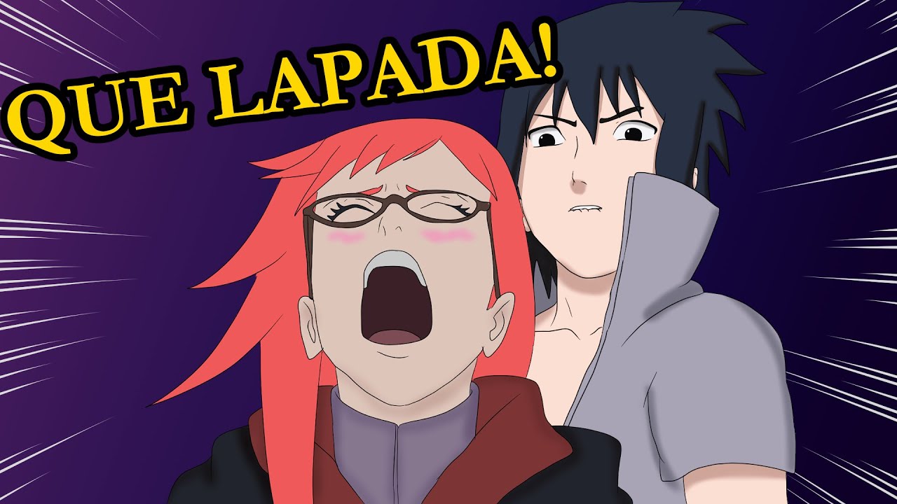 SASUKE deu uma LAPADA na KARIN │ MeMe de Anime Animado │ Naruto ...