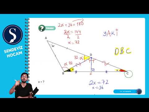 ÜÇGENDE GELİŞTİRİCİ SORULAR - ÖSYM TARZI -  Abdullah Selman SELÇUK