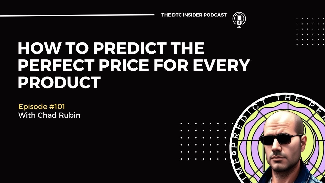 How To Predict The Perfect Price For Every Product - YouTube