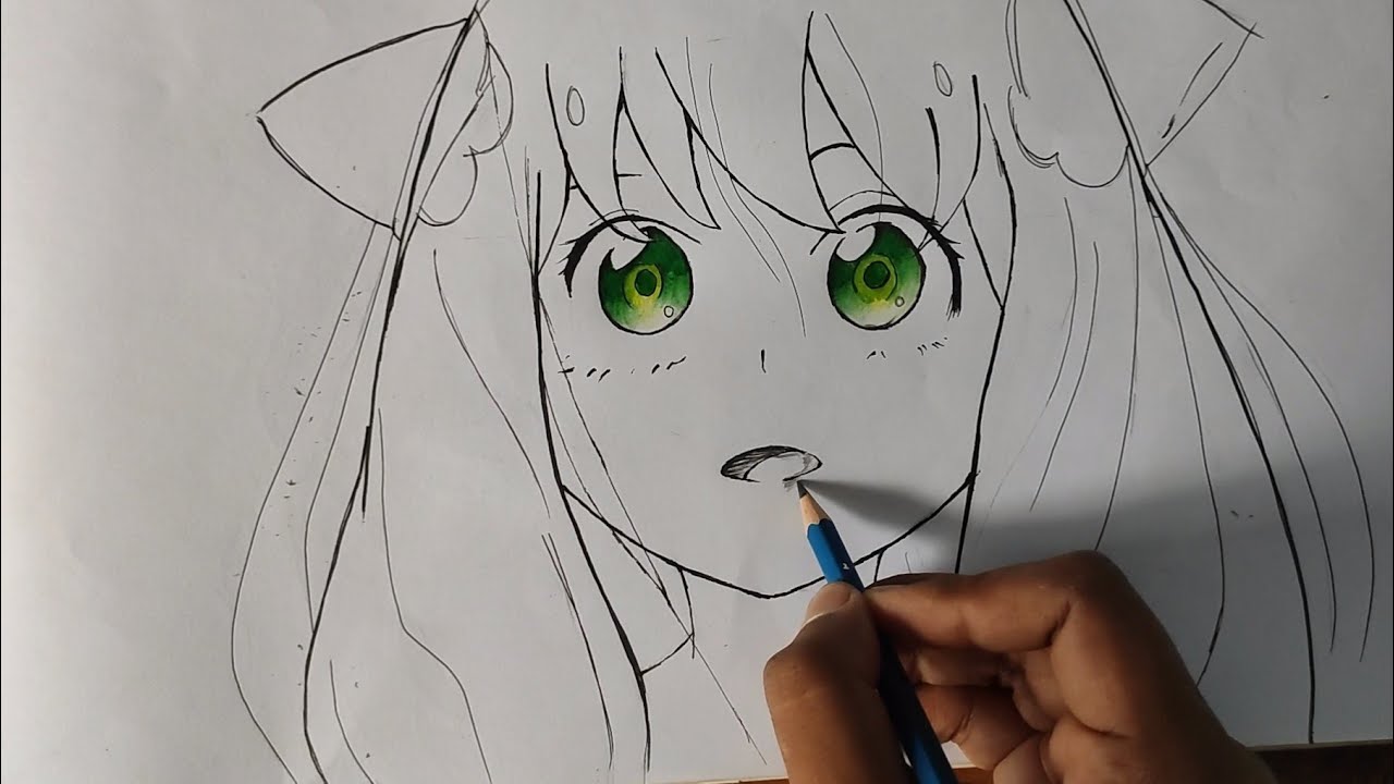 [Tutorial] How to draw Anya Forger [Spy x Family] Step by step - ANIME ...