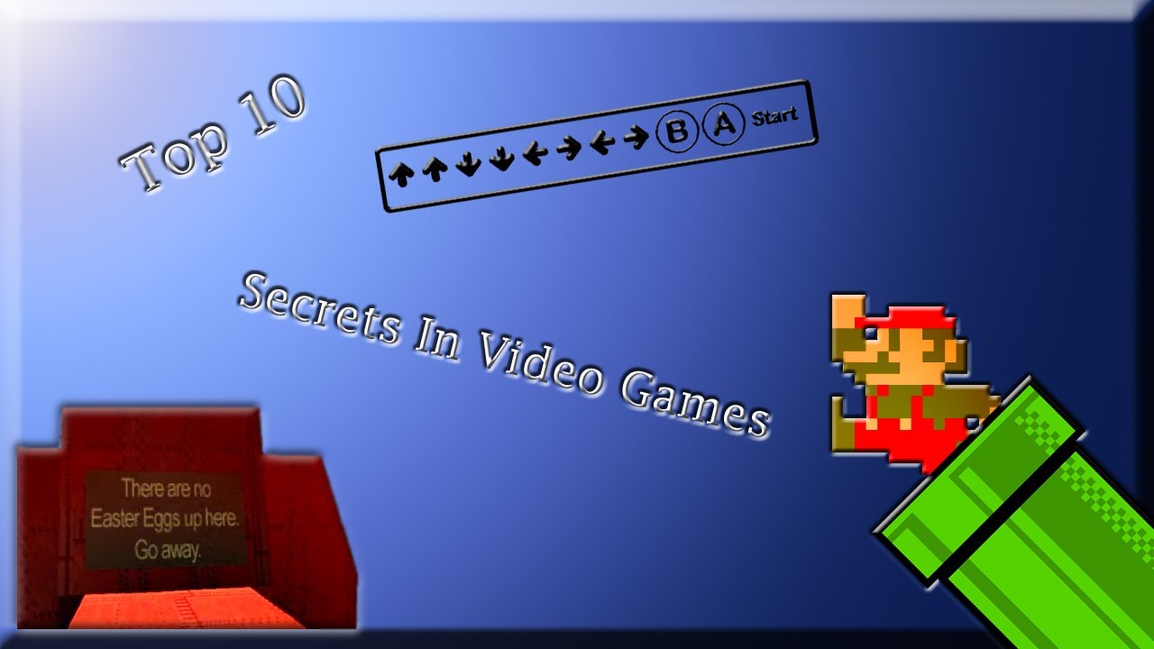 Top 10 Secrets In Video Games - YouTube