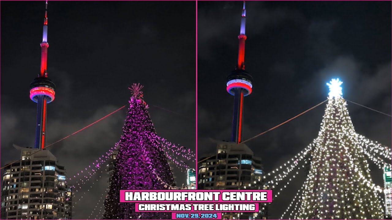 Harbourfront Centre Christmas Tree Lighting 2024: Festive Magic on November 29th, 2024! - YouTube