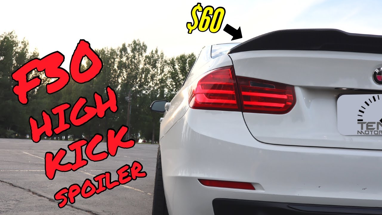 BMW F30 Duck tail lip install - The best rear spoiler design for the ...