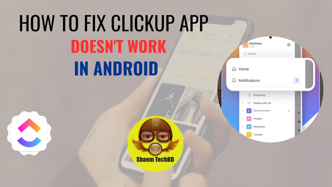How to Fix ClickUp App Doesn't Work in Android After New Updates - YouTube
