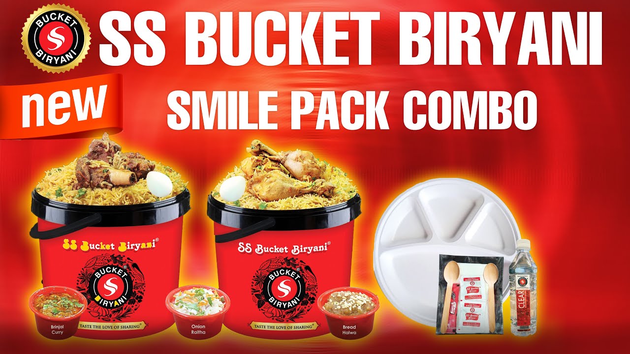 SS Bucket Biryani New Smile Pack Combo | ramzan special | ss bucket biryani - YouTube