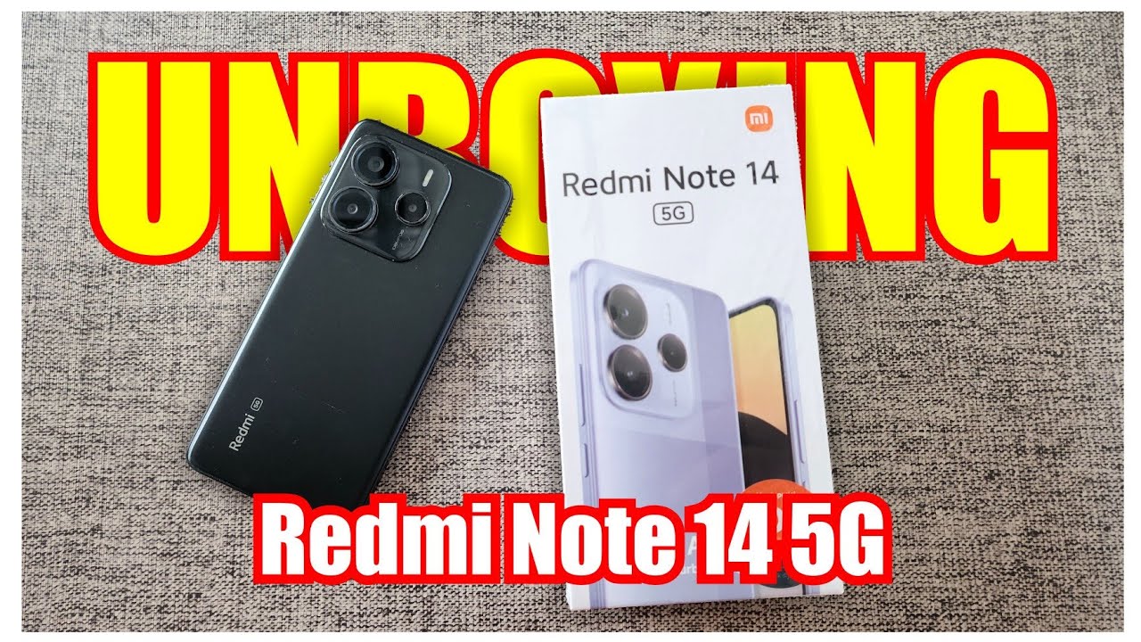 UNBOXING Redmi Note 14 5G - YouTube