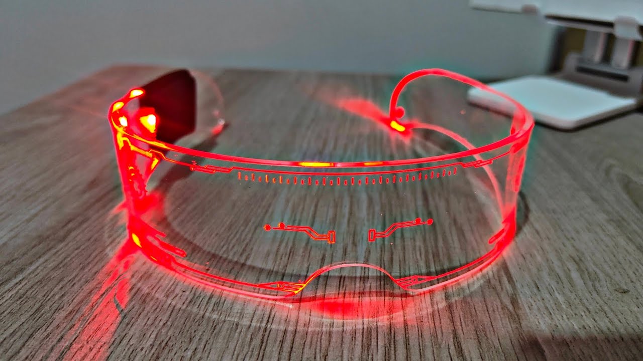 LED Luminous Glasses (Review) - YouTube