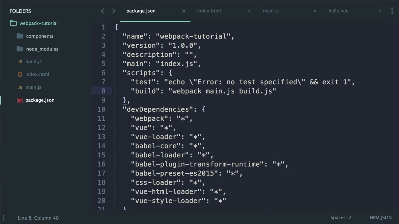 11 Webpack + vue loader - YouTube