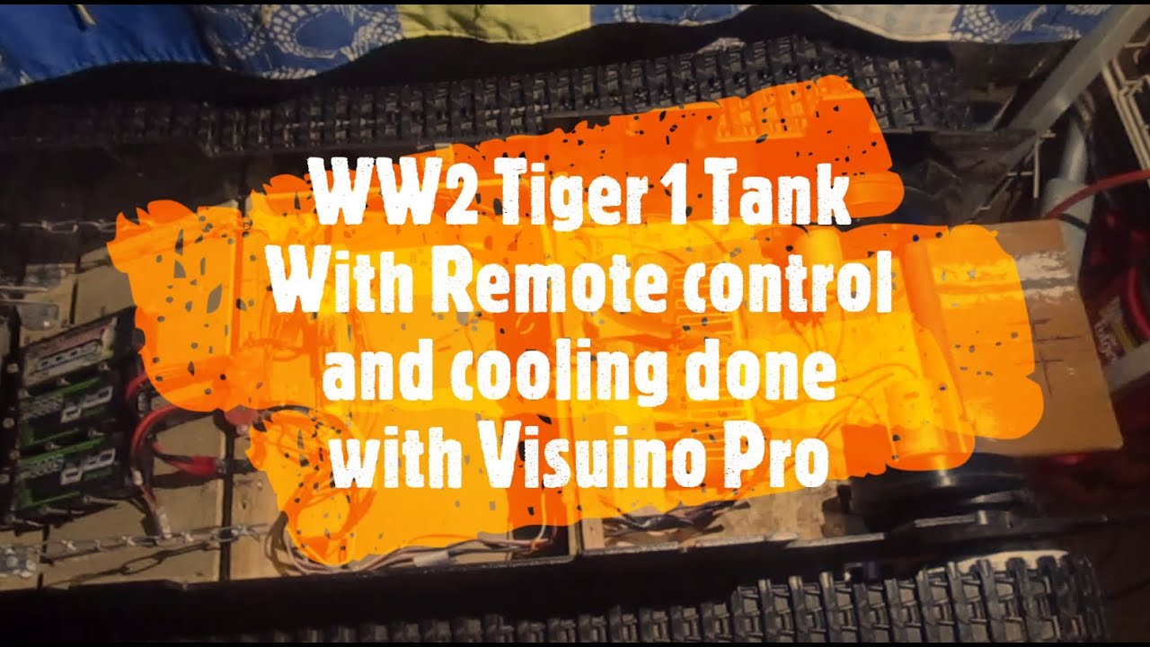 Field Of Armor 6th Scale WW2 Tiger 1 RC adapted Tank Full Test Bootup ...