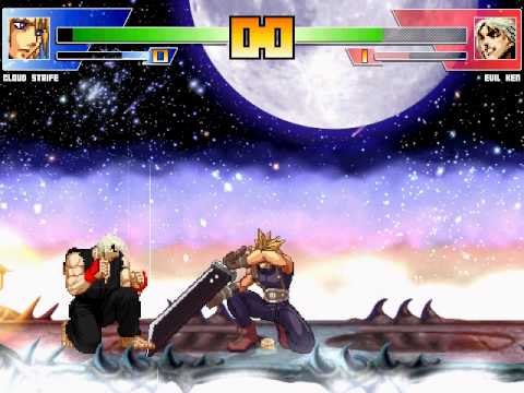 MUGEN Extra Stages Download - Sky Battle Night HD [AI Battle] - YouTube