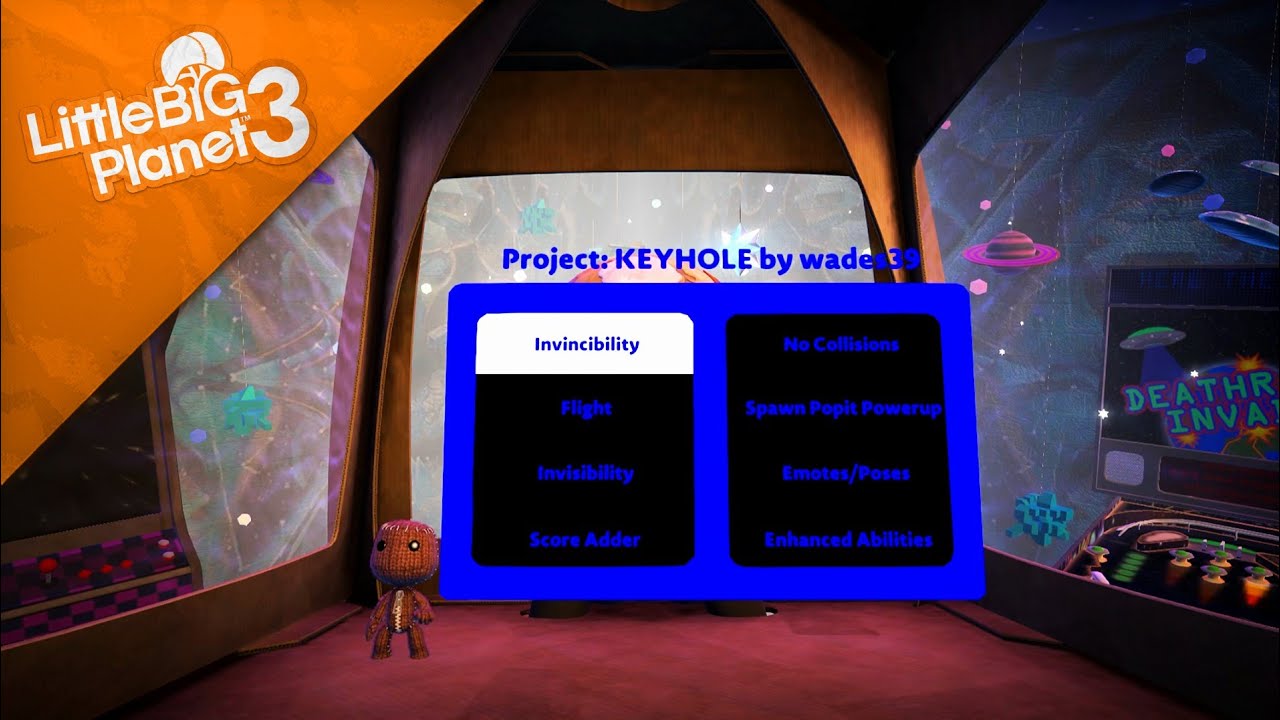 LittleBigPlanet 3 - Real working Mod Glitch Menu! - YouTube