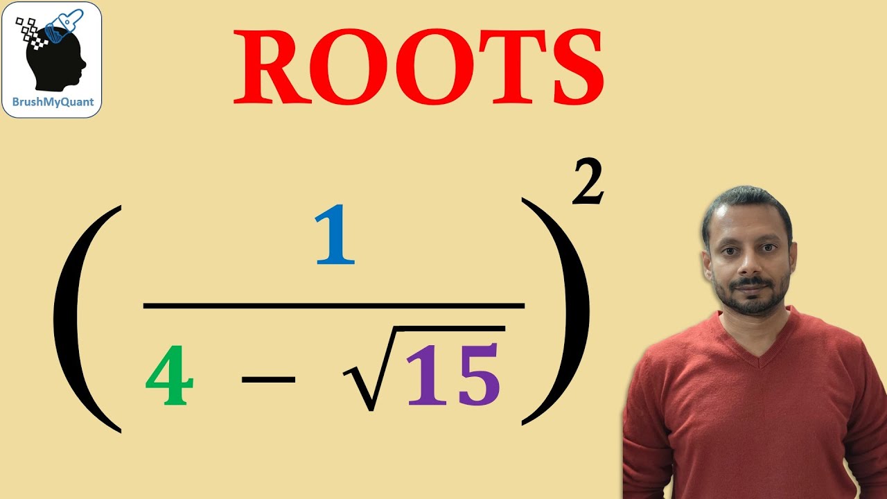 Roots Problem | Rationalize Roots Problem | GmatClub | BrushMyQuant # ...