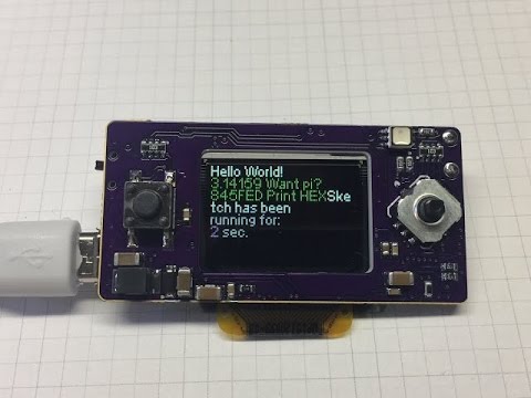 Sensor Board with Colour Oled Display - YouTube