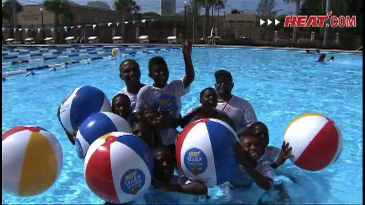 NBA Cares: Miami Heat Swimming Program - YouTube