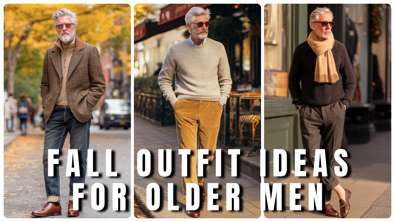 10 Fall Outfit Ideas for Older Men Who Love Comfort & Style | Men's ...