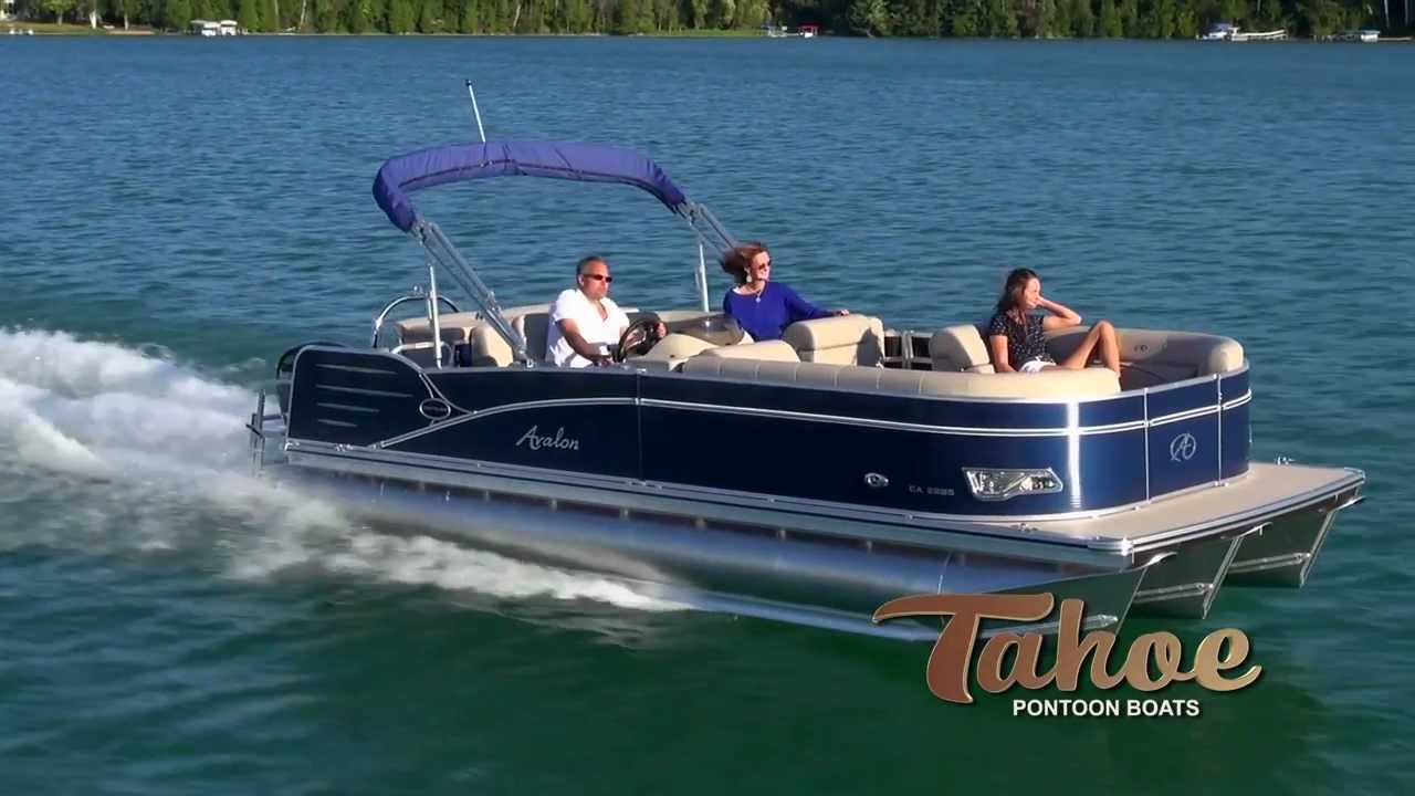 2013 Pontoon Boats: Tahoe Cascade Cruise [HD 1080] - YouTube