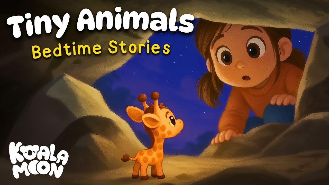 The Cutest Tiny Animals 🦒☺️ Calming Bedtime Stories for Kids 🐨 Children ...