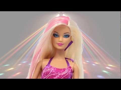 3D Demo - Glam Hair Barbie Doll / Lalka Barbie - Stylizacja Włosów - Barbie Hairtastic - Mattel