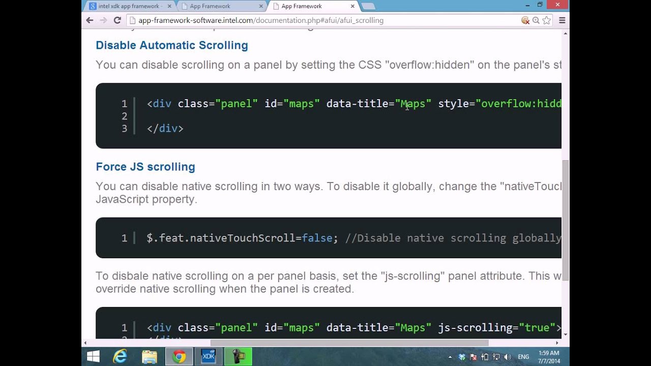 36 شرح App Framework و خواص Anchor Scrolling Add Update Panel Styled Lists - YouTube