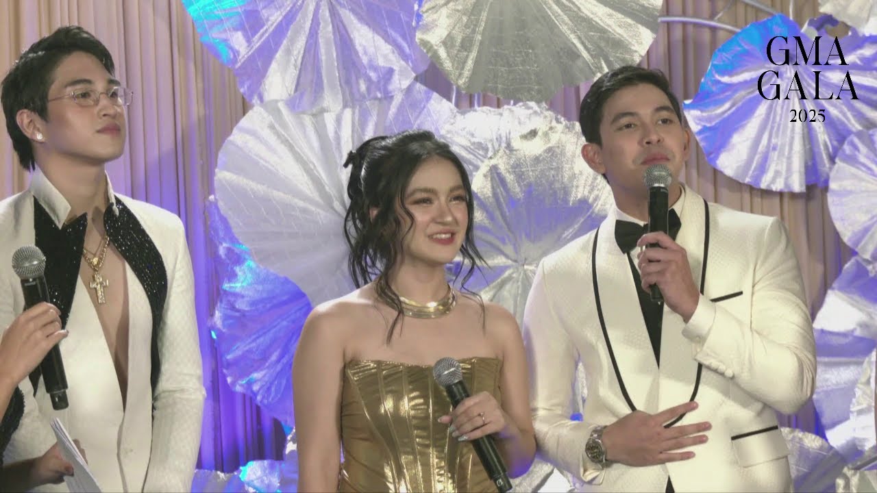 Anton Vinzon, Patricia Coma, and Seb Pajarillo SHINE BRIGHT at GMA Gala ...