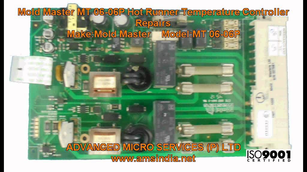 Mold Master MT 06-06P Hot Runner Temperature Controller Repairs ...