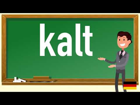 How to pronounce kalt in German - YouTube