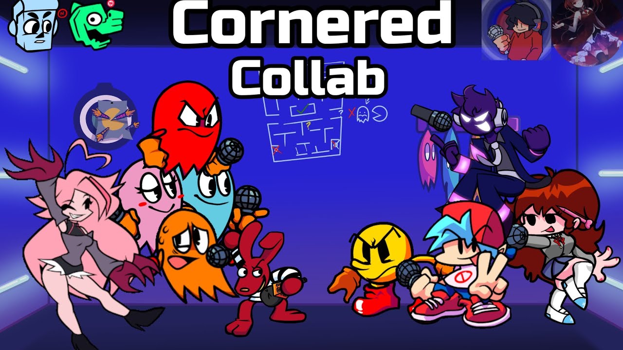 Cornered But Every Turn A Different Character is Used (FNF vs Pacman ...