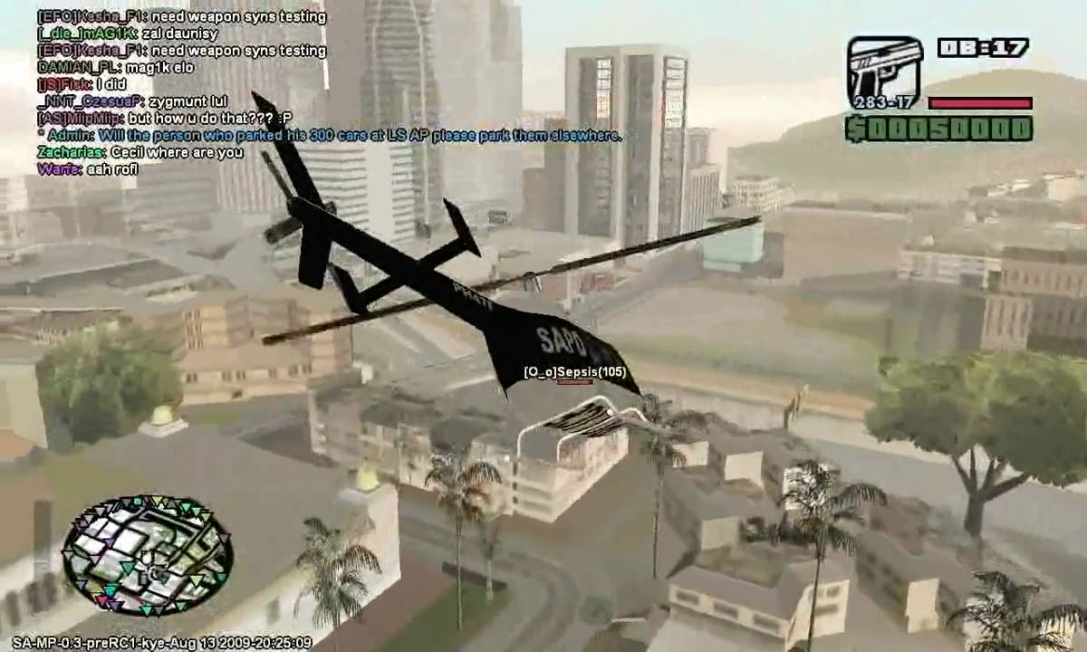 GTA San Andreas SA:MP 0.3a RC Public Test first - YouTube