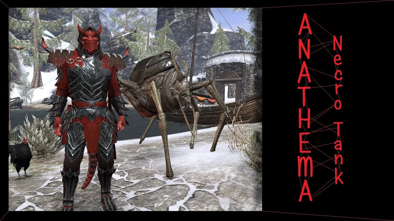 ESO - Anathema - PvE Necro Tank build (Elsweyr) - YouTube