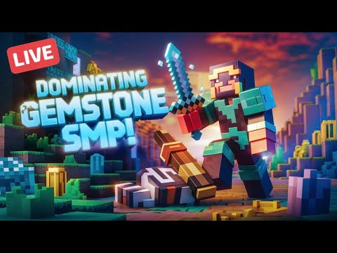 Making XP Farm In Gemstone SMP || Day 05/50 Try- 2 || Minecraft Public ...