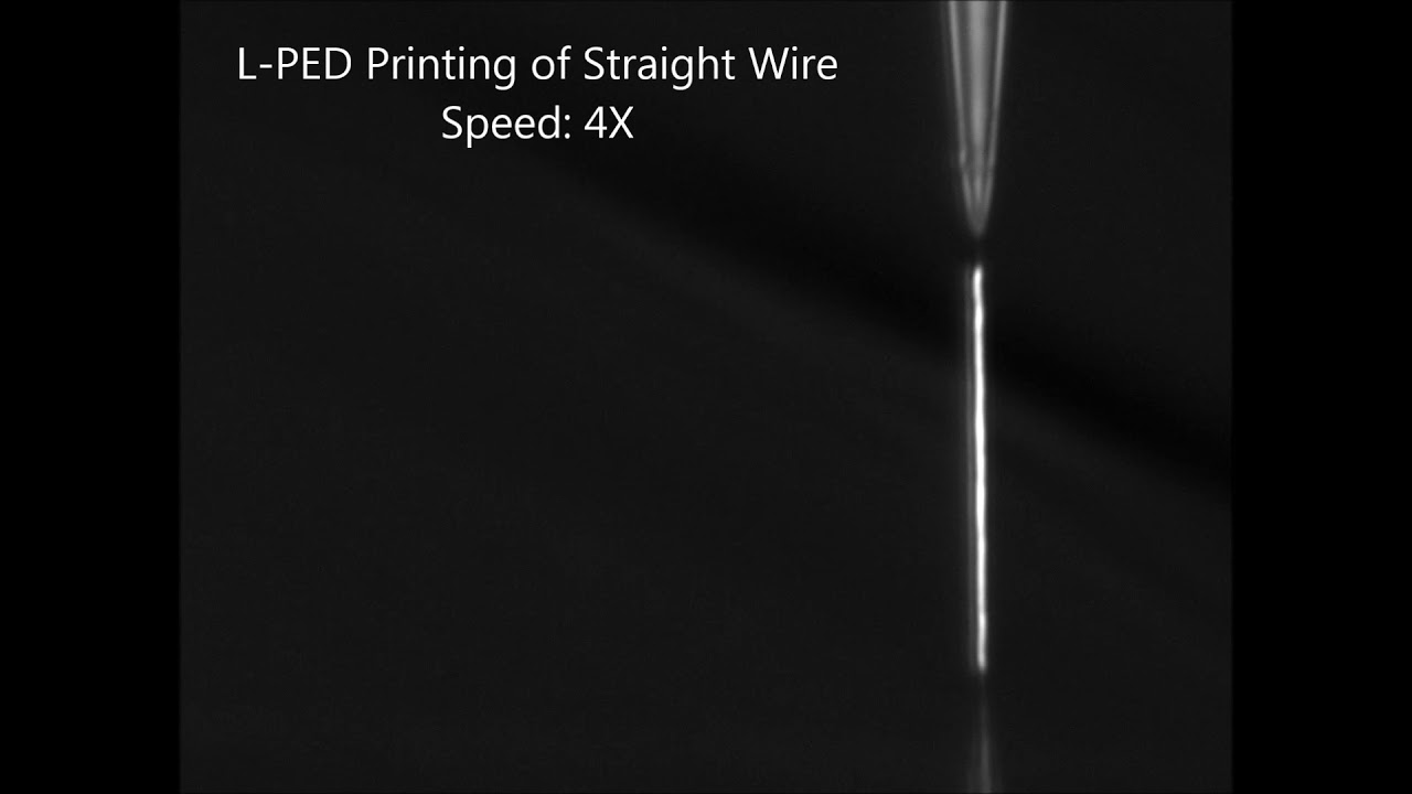 Microscale Additive Manufacturing of Metals - Straight Wire - YouTube