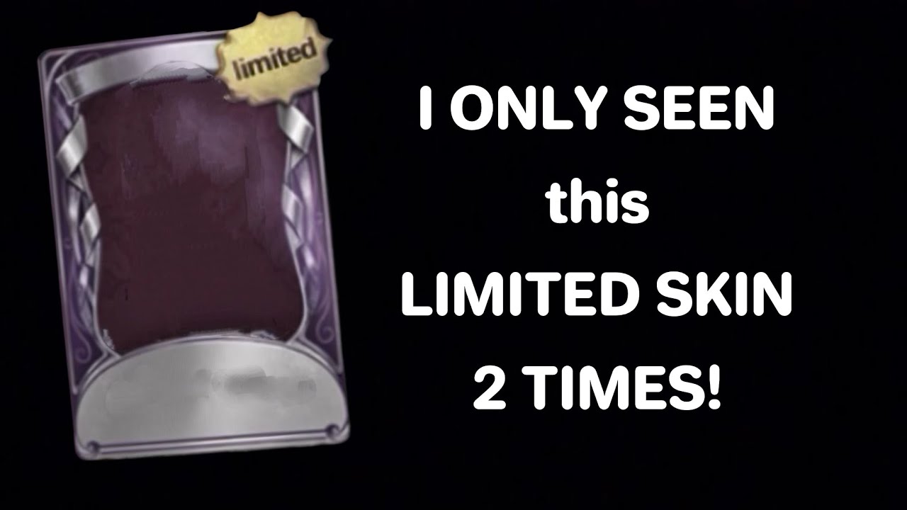 I ONLY SEEN THIS LIMITED SKIN 2 TIMES! / Identity V - YouTube