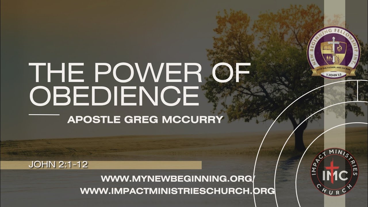 The Power Of Obedience | Apostle Greg Mccurry - YouTube