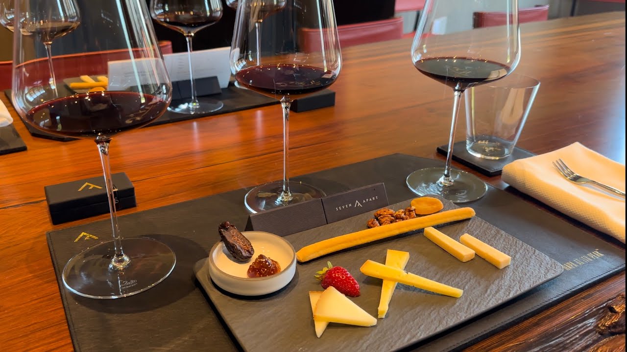 Seven Apart Winery Food & Wine Tasting Napa Valley - YouTube