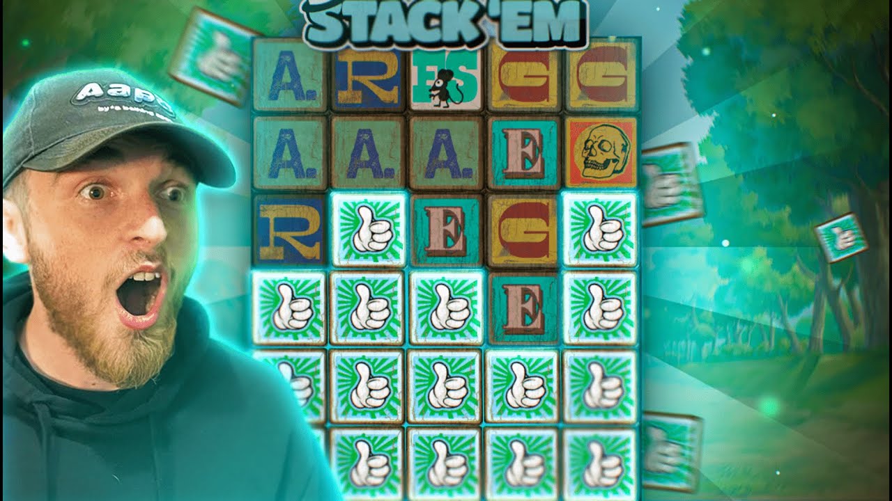 INSANE TOP SYMBOL SCREEN PAYS CRAZY ON STACK EM SLOT (MEGA WIN) - YouTube