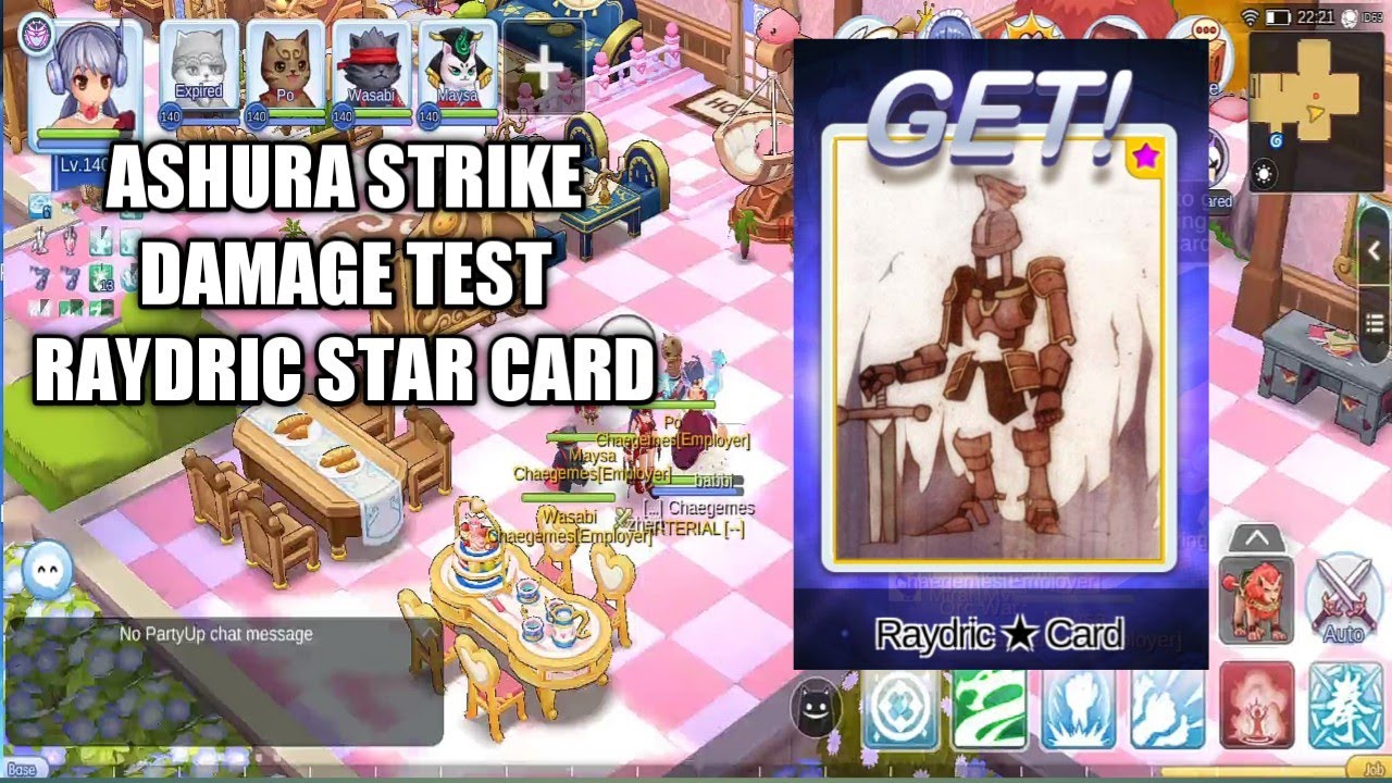 Ashura Strike Damage Test Raydric Star Card - Ragnarok Mobile Eternal ...