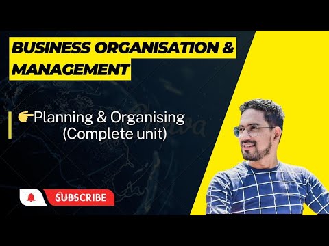 Planning & Organising|Types of Planning| Organising Plans ...