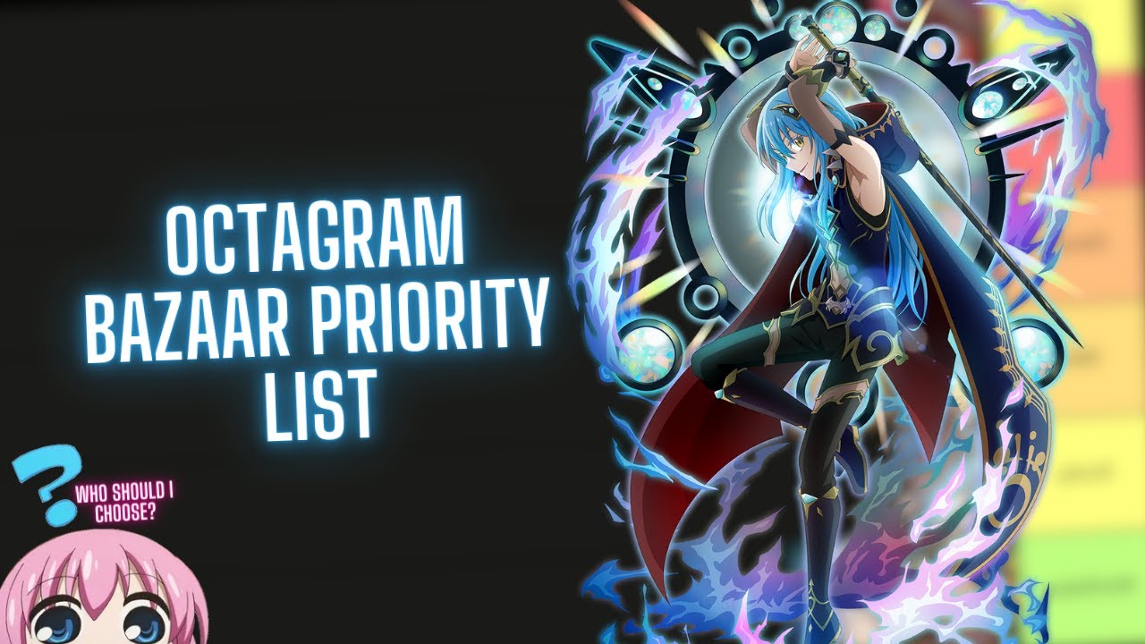 THIS IS WHO YOU SHOULD CHOOSE FIRST! OCTAGRAM BAZAAR PRIORITY LIST ...