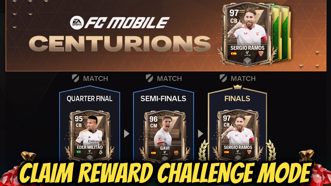 CLAIM REWARD CHALLENGE MODE DAN EXCHANGE EVENT CENTURIONS!! - FC MOBILE ...