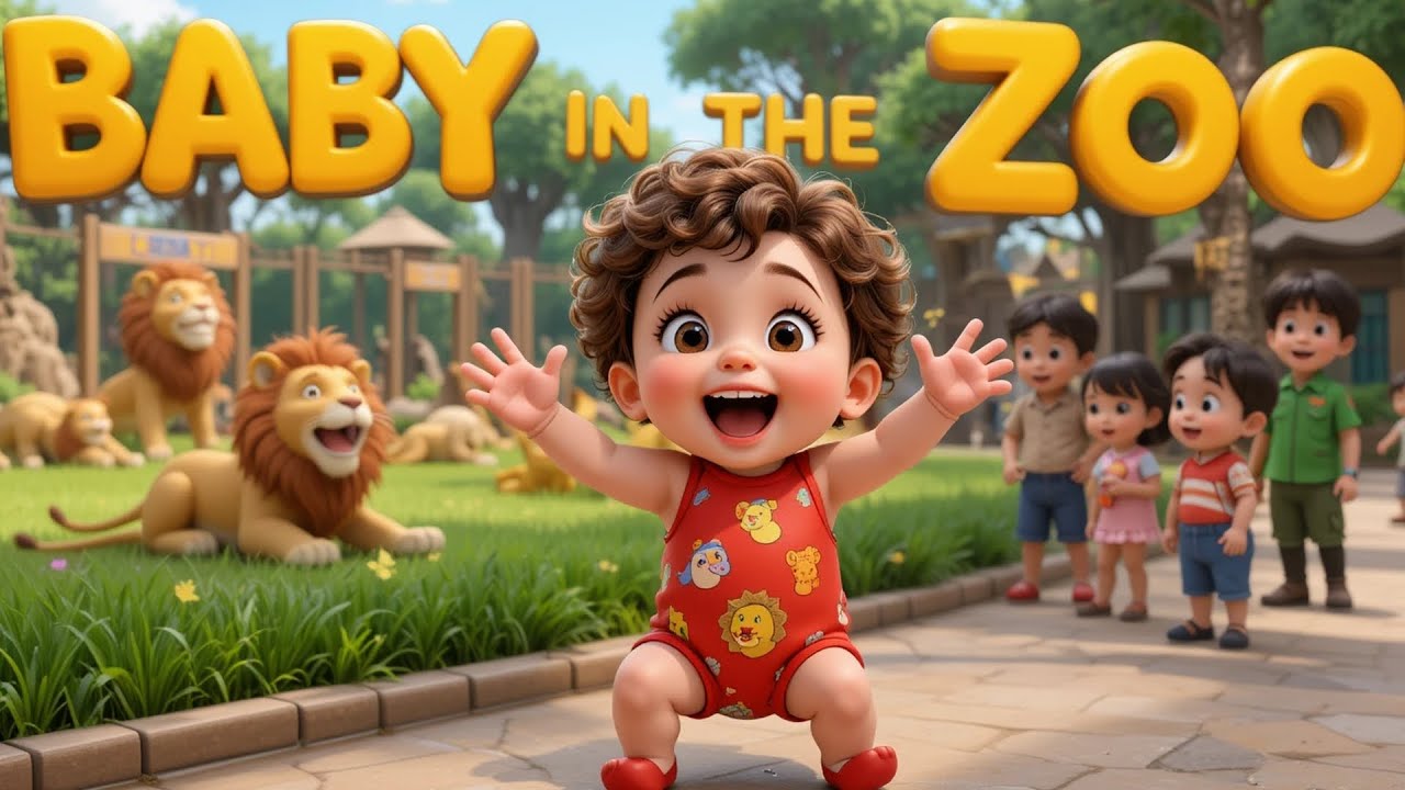TOON BABY IN THE ZOO Learning Song | FUN NURSERY RHYMES FOR LEARNING ...