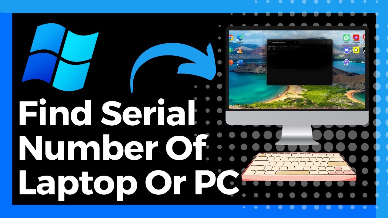 How To Find Serial Number Of Laptop Or PC (Easy) - YouTube
